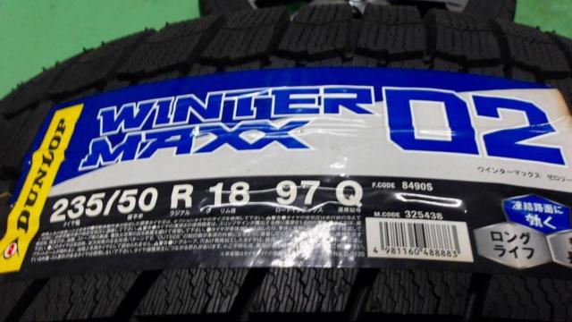 【中古ホイール未使用タイヤ】 三菱 デリカD:5 後期純正 + DUNLOP WINTER MAXX WM02 235/50R18 97Q 2022年製 4本 | 中古品 | アップガレージ ...