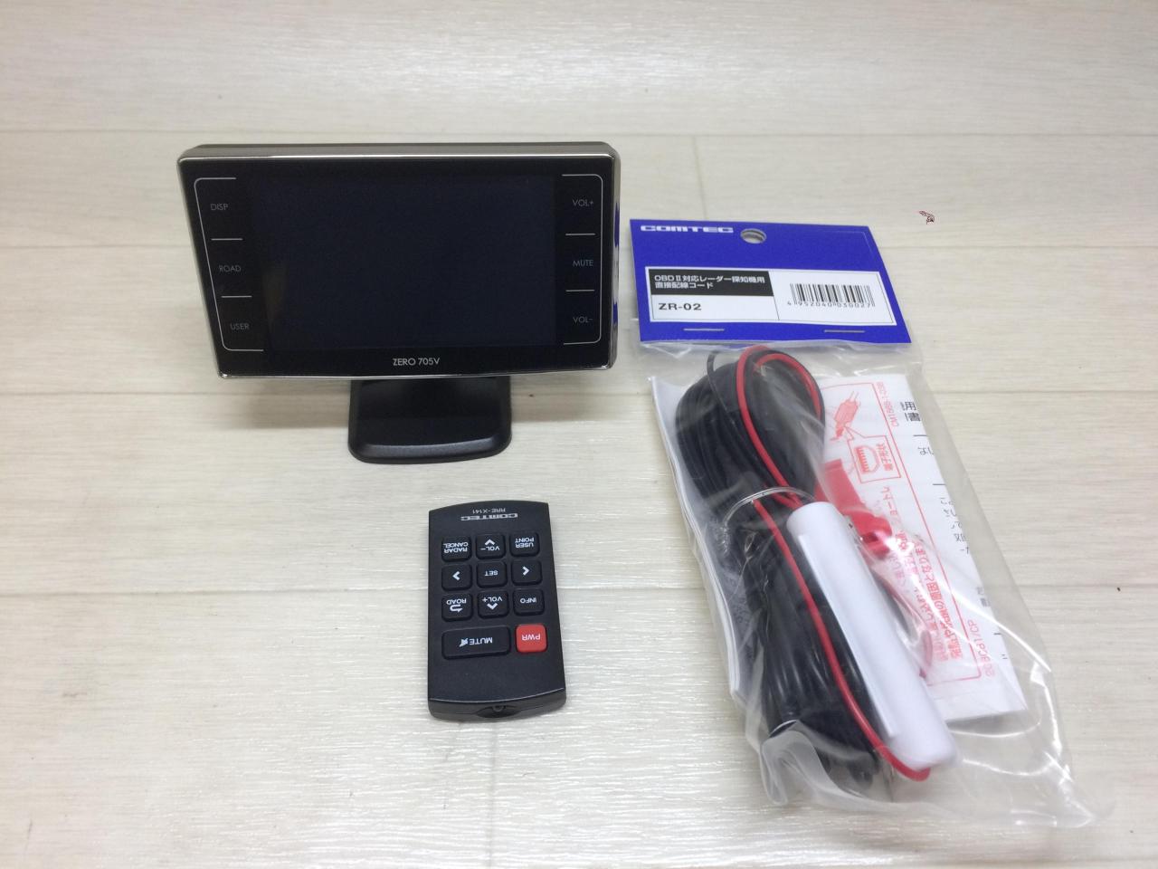 【COMTEC】ZERO 705V | カー用品 電装系 レーダー探知機を通販で購入する | 中古カー＆バイク用品の販売ならアップガレージ