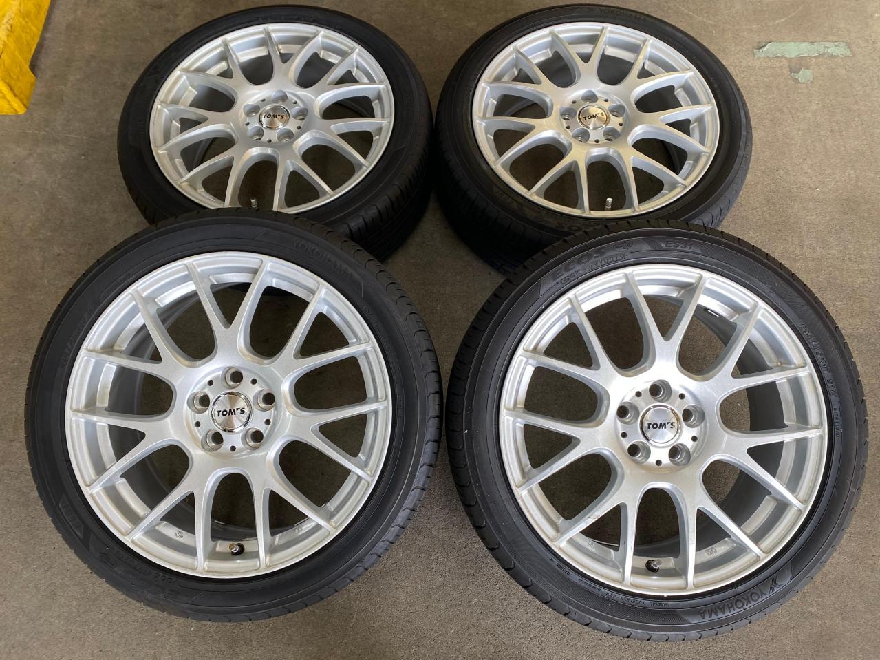TOM’S(トムス) TM05 + YOKOHAMA ECOS ES31 | カー用品 タイヤホイールセット 17インチタイヤホイールセットを ...