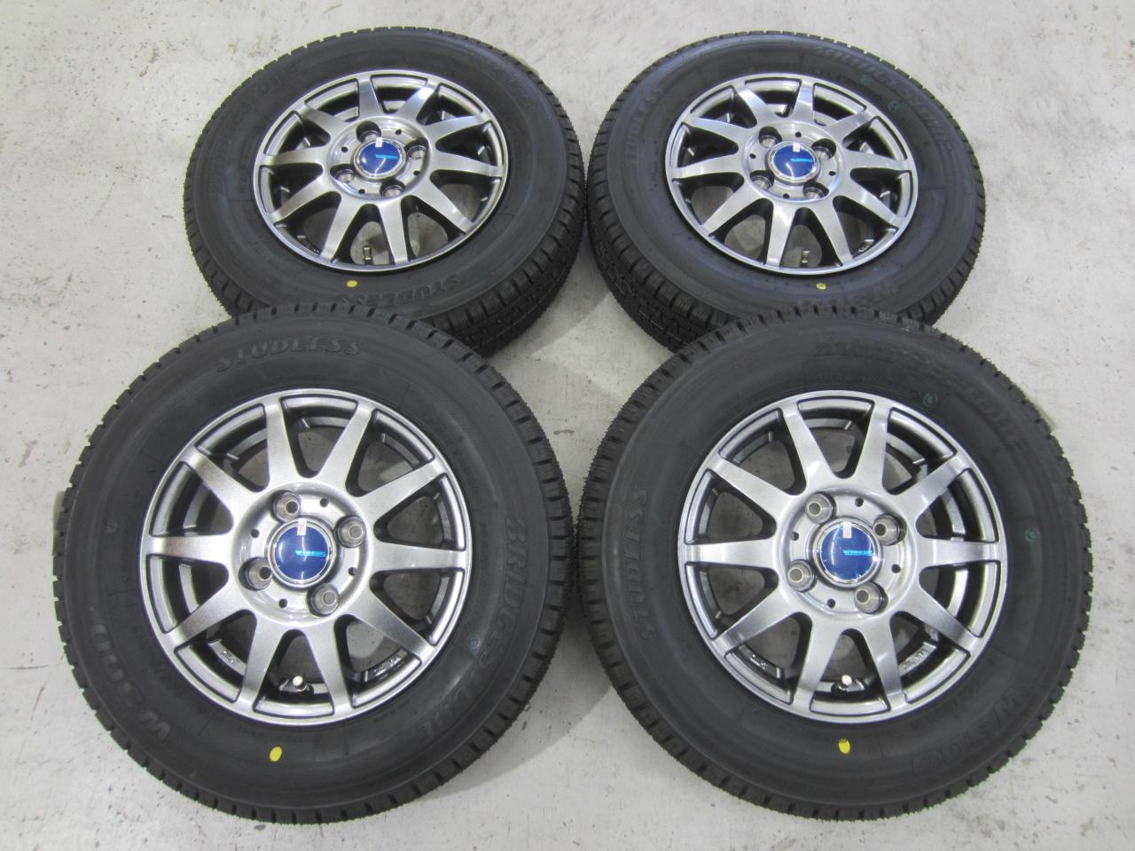 WINNERS CF-01 + BRIDGESTONE(ブリヂストン) W300 | カー用品 スタッドレスタイヤホイールセット 12インチスタッドレスタイヤホイールセットを通販で購入する ...