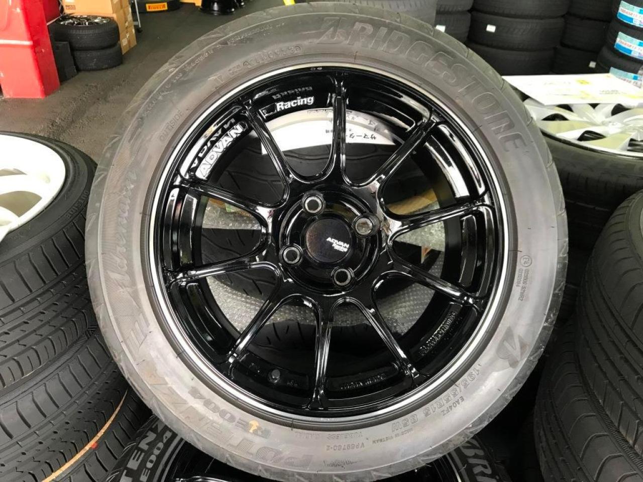 YOKOHAMA ADVAN RZ2 ・ BS POTENZA RE004 4/4 | カー用品 タイヤホイールセット 15インチタイヤ ...