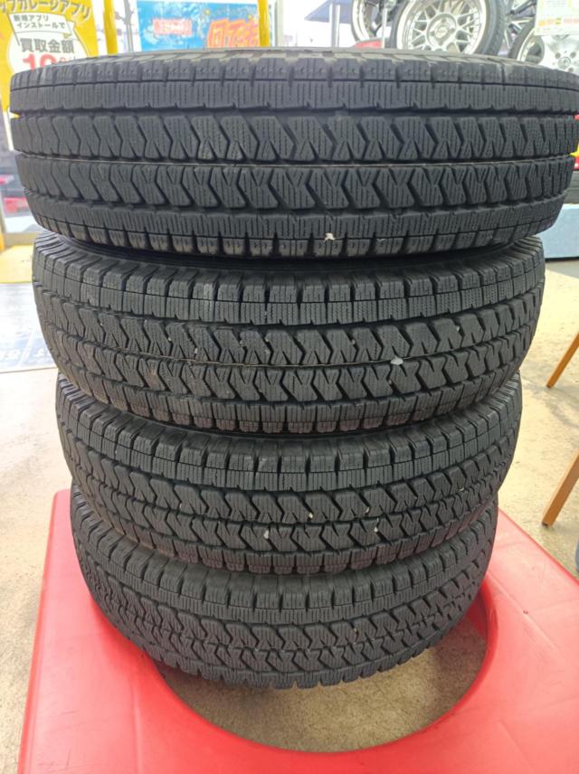 BRIDGESTONE TOPRUN M7 + BRIDGESTONE BLIZZAK VL10 80/78N LT | カー用品 スタッドレスタイヤホイールセット 12インチスタッドレス ...