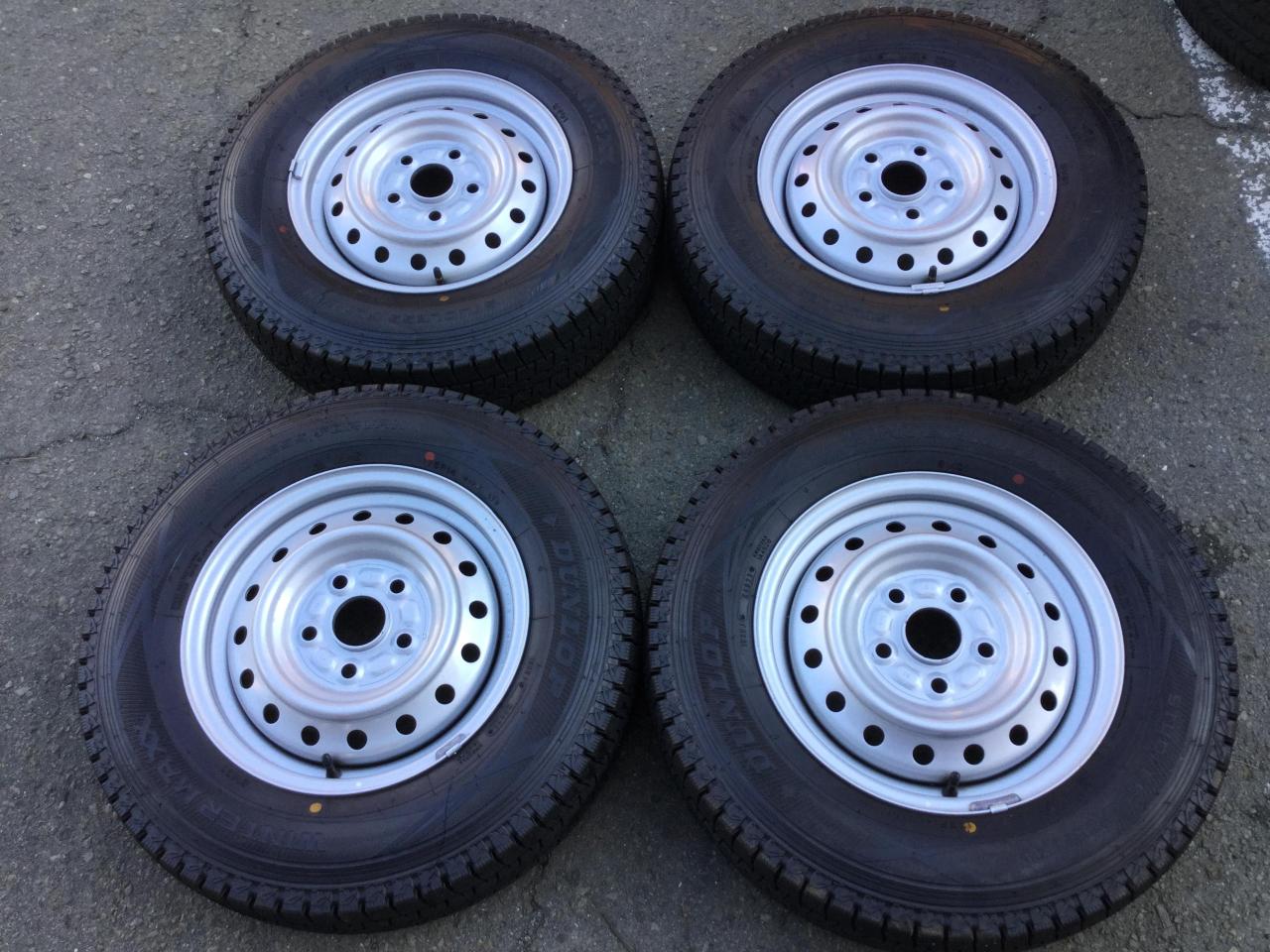 タウンエースバン純正ホイール+DUNLOP WINTERMAXX SV01 175R14 LT | カー用品 スタッドレスタイヤホイールセット ...