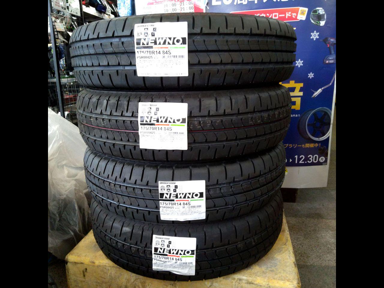 【BRIDGESTONE】 NEWNO 175/70R14 84S 4本 | カー用品 タイヤ 14インチタイヤを通販で購入する | 中古カー＆バイク用品の販売ならアップガレージ