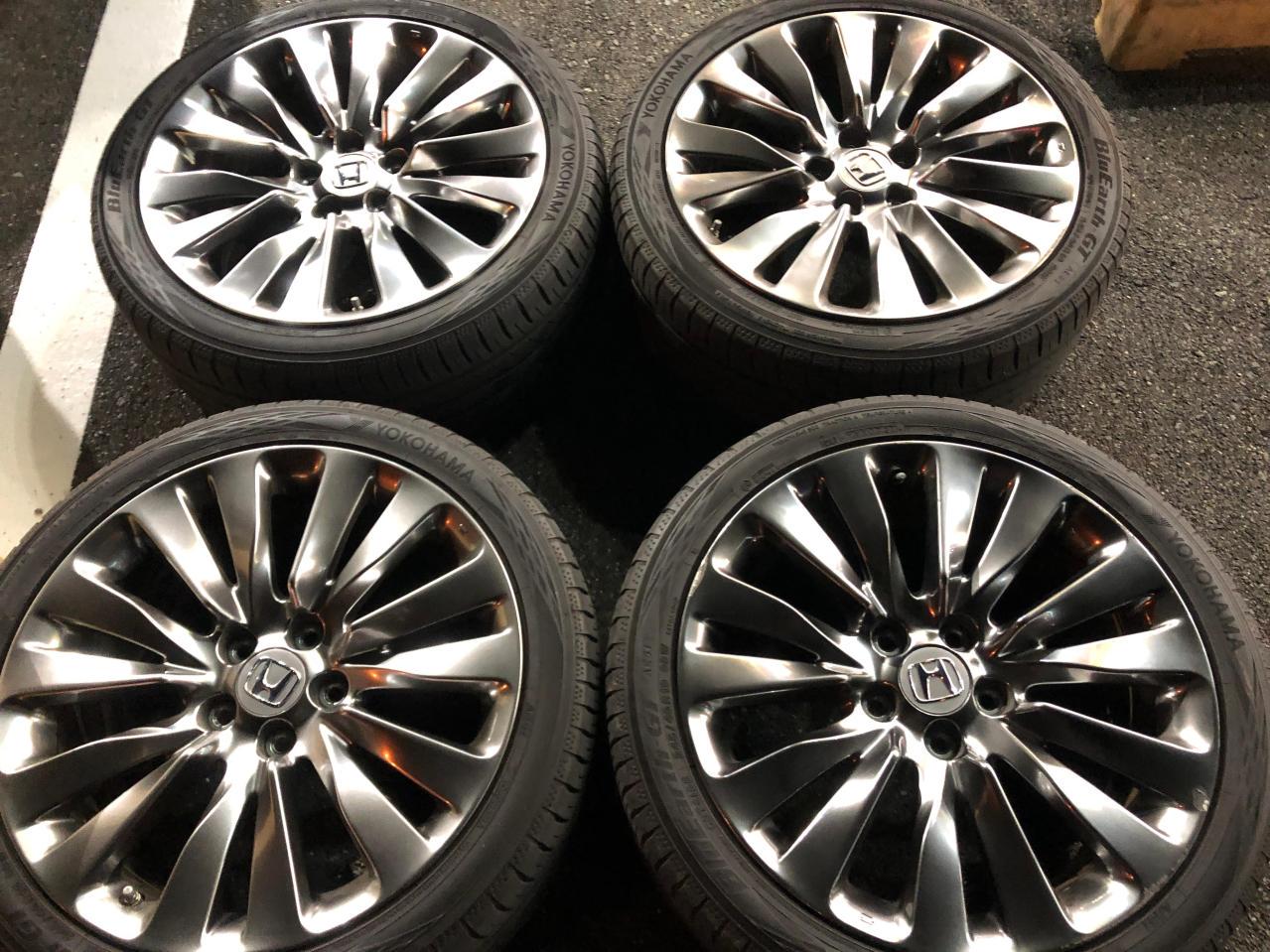 【商談中販売不可】【ホンダ純正】 レジェンド(KC2)純正ホイール+【YOKOHAMA】BluEarth GT AE51 245/40R19 4本セット | 中古品 | アップガレージ 四日市 ...