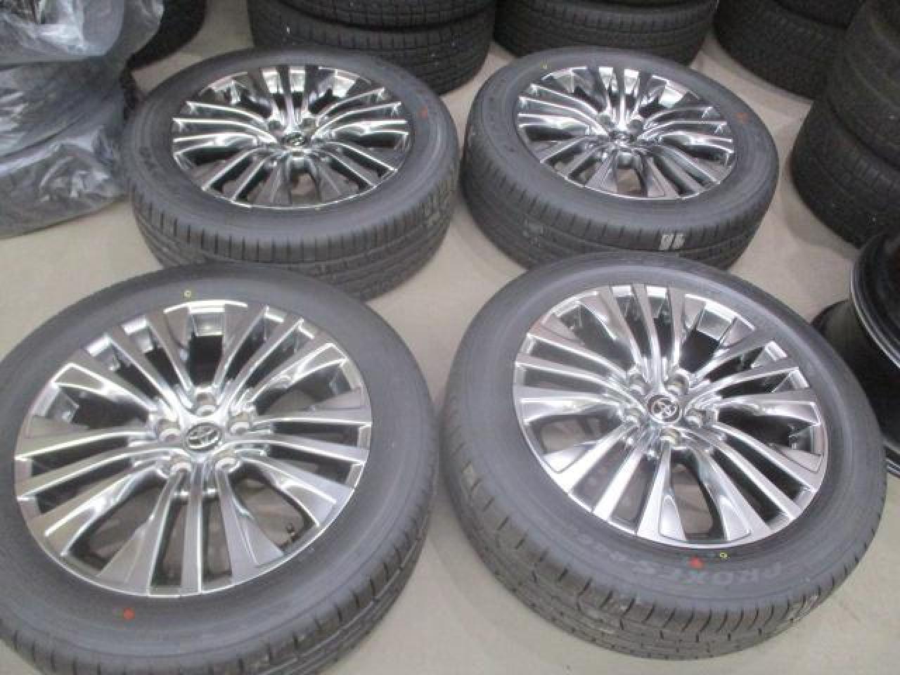 TOYOTA(トヨタ) 80ハリアー/Zグレード純正 + TOYO(トーヨー) PROXES R46A 225/55R19 4本セット | カー用品 タイヤホイールセット 19インチタイヤ ...