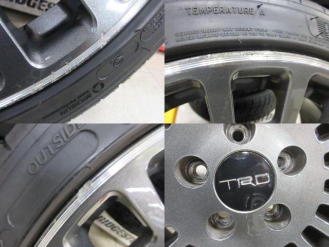 TRD TF8 + MICHELIN PILOT SPORT4 | 中古品 | アップガレージ 広島中央店 | カー用品 タイヤホイールセット ...