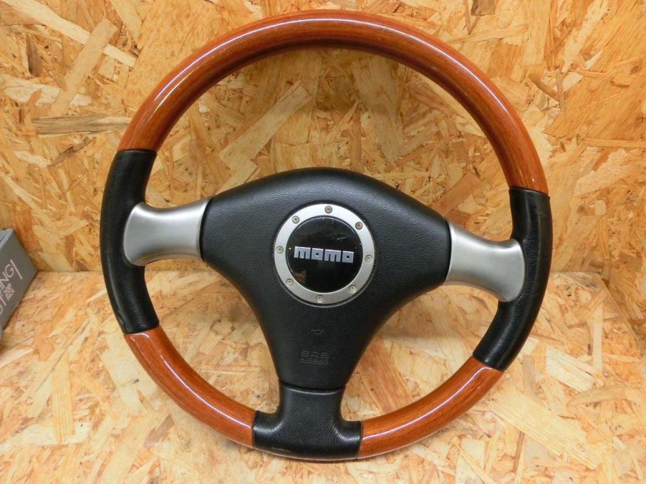 ダイハツ L650S ミラジーノ 純正OP MOMO製ウッドステアリング | カー用品 インテリア ステアリングを通販で購入する | 中古カー ...