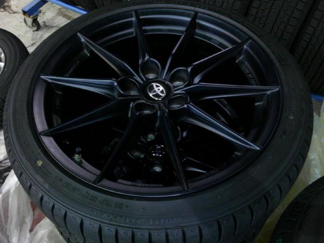 【トヨタ純正】 GRヤリス YARIS RZ“High Performance”純正 BBS製鍛造ホイール +【DUNLOP】WINTER ...