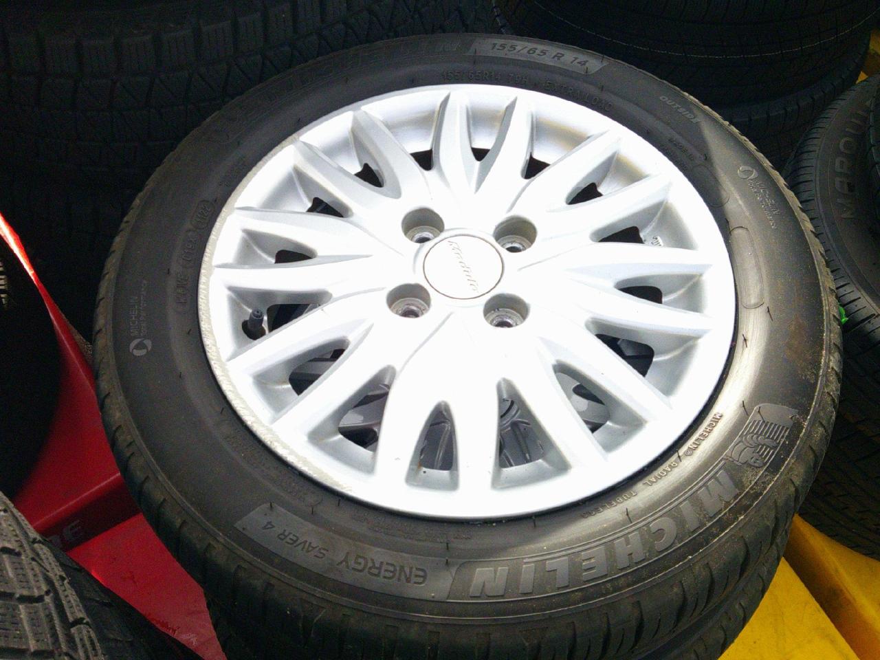 【ホンダ純正】 Modulo ME-009+【MICHELIN】ENERGY SAVER4 | カー用品 タイヤホイールセット 14インチ ...