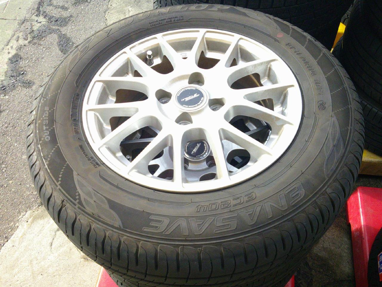 【BRIDGESTONE(ブリヂストン)】 TOPRUN M7+【DUNLOP】ENASAVE EC204 | カー用品 タイヤホイールセット 14インチタイヤホイールセットを通販で購入する ...