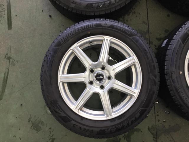 BRIDGESTONE TOPRUN R7A 7スポークホイール+BRIDGESTONE BLIZZAK VRX3 215/60R17 | カー用品 スタッドレスタイヤホイールセット 17 ...