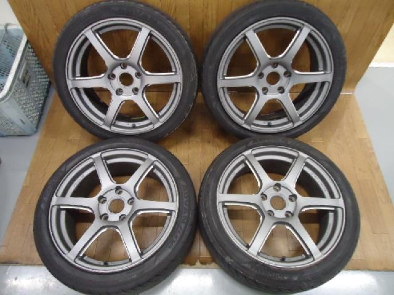 RAYS GRAM LIGHTS 57C6 + YOKOHAMA ADVAN FLEVA | カー用品 タイヤホイールセット 17インチタイヤ ...