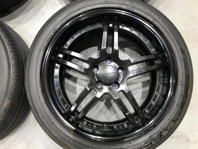 WORK GNOSIS GS2+YOKOHAMA ADVAN dB decibel | カー用品 タイヤホイールセット 19インチタイヤ ...