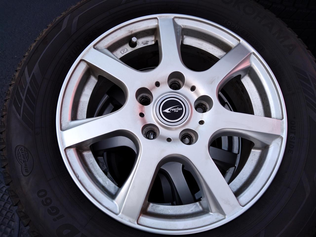 ★キャンペーン特価★weds ravrion P3 7本スポークホイール + YOKOHAMA ice GUARD iG60 | 中古品 ...