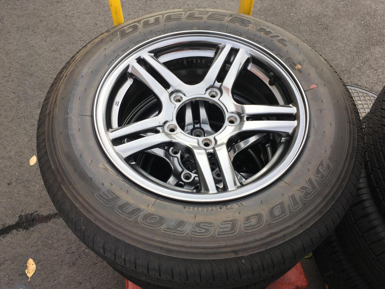 スズキ JB23W ジムニー ランドベンチャー 純正ホイール + BRIDGESTONE DUELER H/L | カー用品 タイヤホイール ...