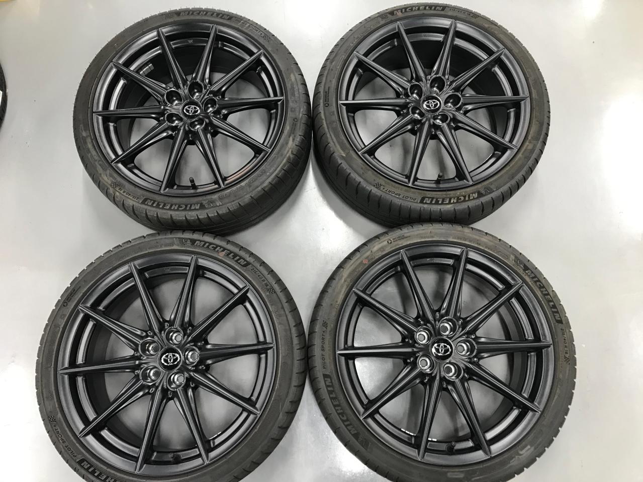 トヨタ GR86 RZグレード 純正ホイール + MICHELIN PILOT SPORT4 | 中古品 | アップガレージ 一宮インター店 ...