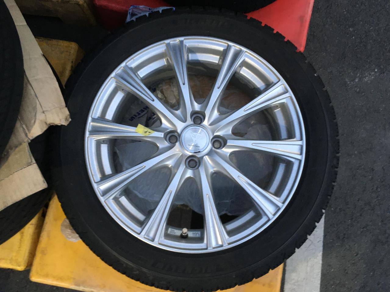 ★キャンペーン特価★STAYER 10本スポークホイール + MICHELIN X-ICE SNOW | カー用品 スタッドレスタイヤホイール ...