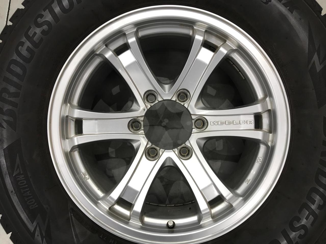 weds KEELER + BRIDGESTONE BLIZZAK DM-V3 | カー用品 スタッドレスタイヤホイールセット 17インチ ...