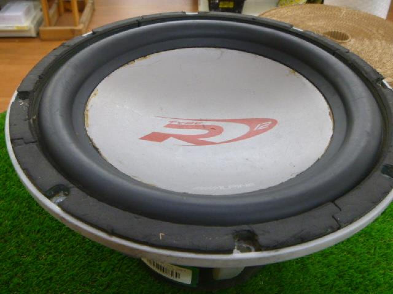 ALPINE SWR-1241D Type-R デュアルボイスコイルサブウーファー 12インチ(30cm) | カー用品 スピーカー サブ ...