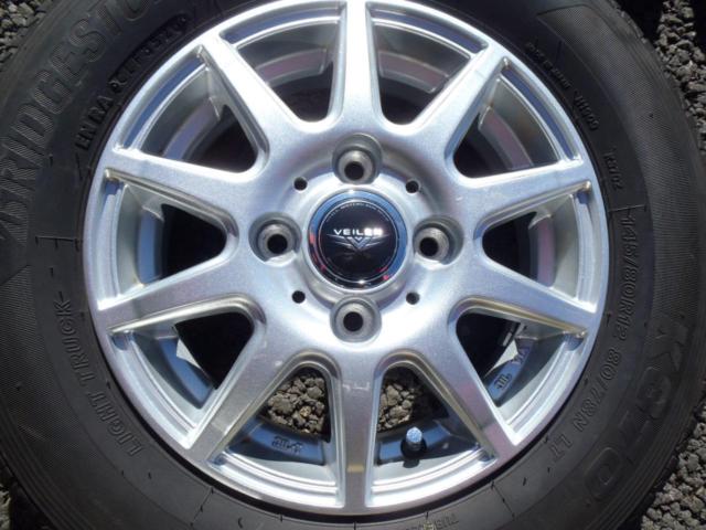 weds VEILER + BRIDGESTONE K370 145/80R12 80/78N LT | カー用品 タイヤホイールセット 12インチタイヤホイールセットを通販で購入する ...