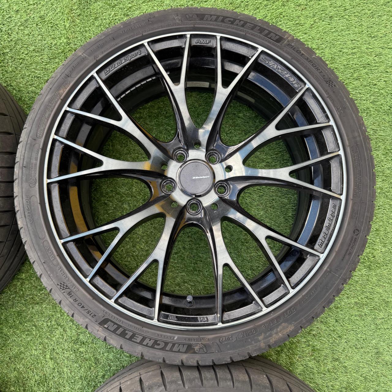 【人気☆100-5H!】 WedsSport(ウェッズスポーツ) SA-20R + MICHELIN(ミシュラン) PilotSport4(パイロットスポーツフォー) | カー用品 タイヤ ...