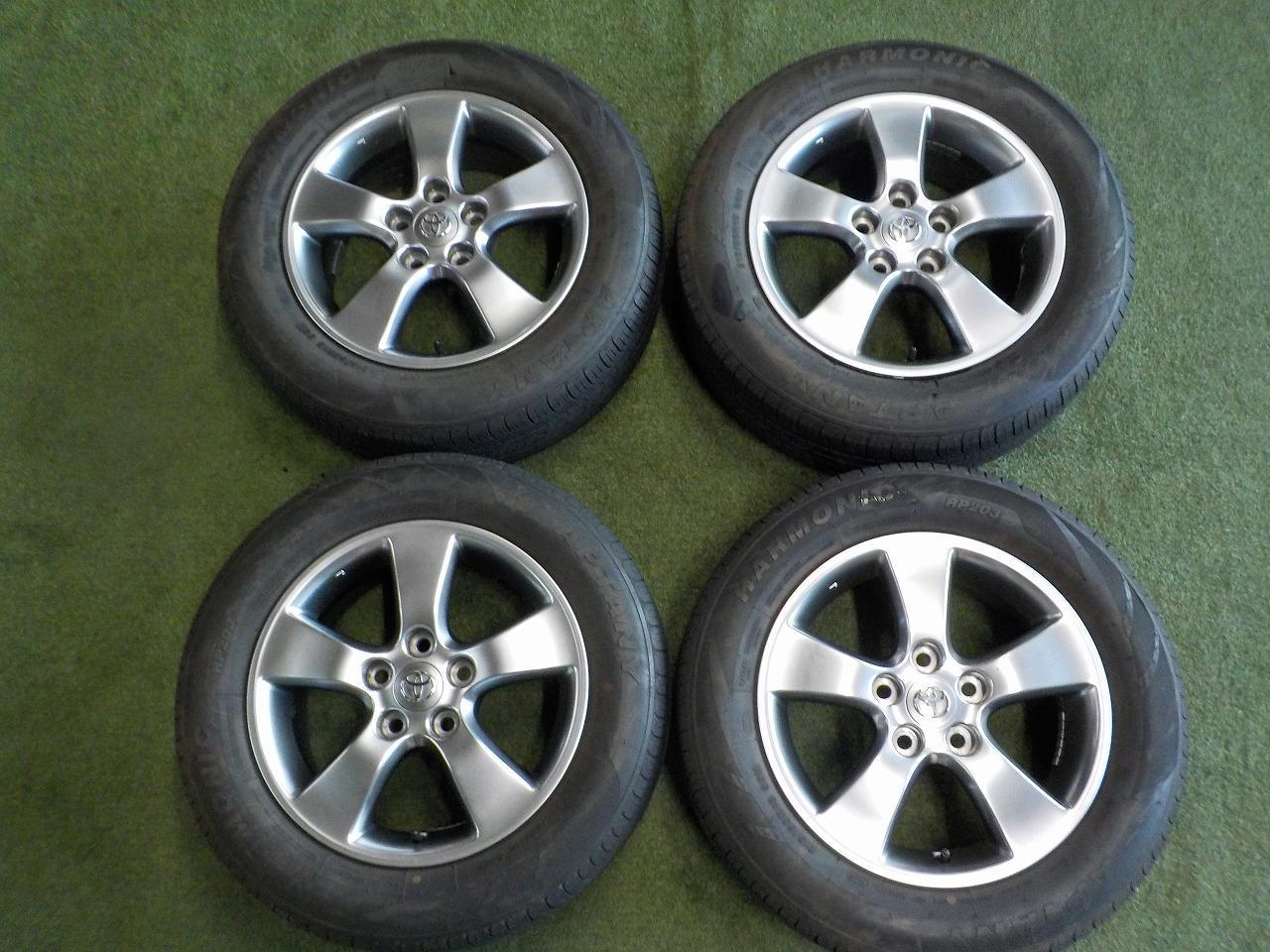 TOYOTA 純正 5本スポーク + APTANY HARMONIC RP203 | カー用品 タイヤホイールセット 16インチタイヤホイール ...