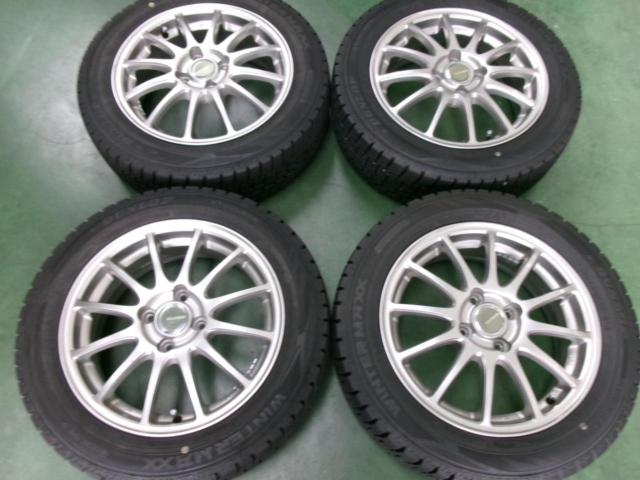 【BRIDGESTONE(ブリヂストン)】ECO FORME(エコフォルム) SE-12 (12SPOKE)+WinterMaxx WM02 | カー用品 スタッドレスタイヤホイールセット ...