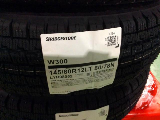 A-TECH SCHNEIDER WRUZ + BRIDGESTONE(ブリヂストン) W300 145/80R12 80/78N LT (145R12 6PR同等)★タイヤは新品!軽トラ/軽 ...
