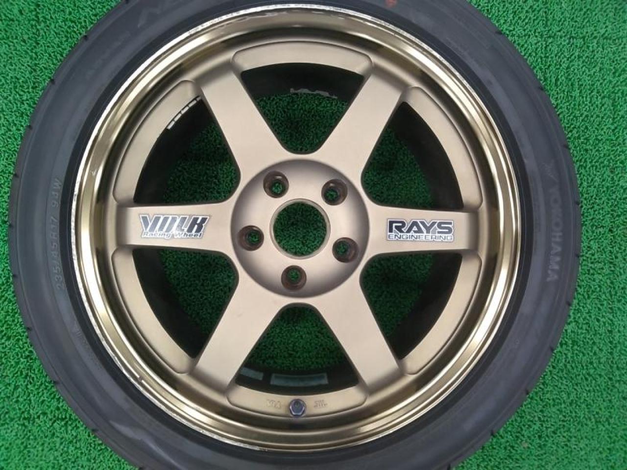 RAYS VOLK RACING TE37 + YOKOHAMA ADVAN AD08R | カー用品 タイヤホイールセット 17インチタイヤ ...