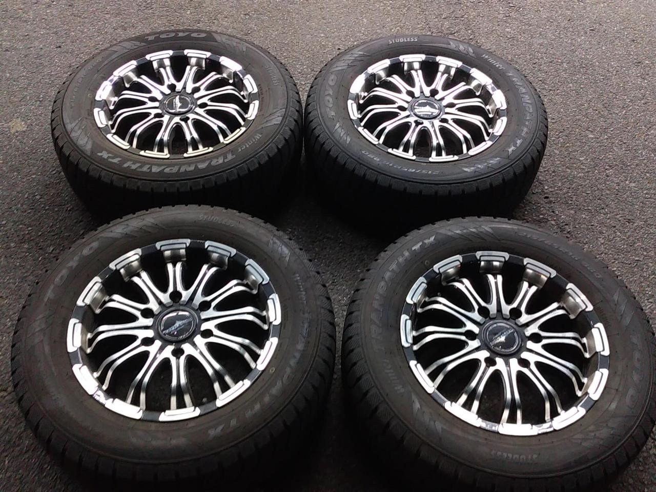 【BADX(バドックス)】632 LOXARNY(ロクサーニ) +【TOYO】WINTER TRANPATH TX 4本セット | カー用品 スタッドレスタイヤホイールセット 16インチ ...