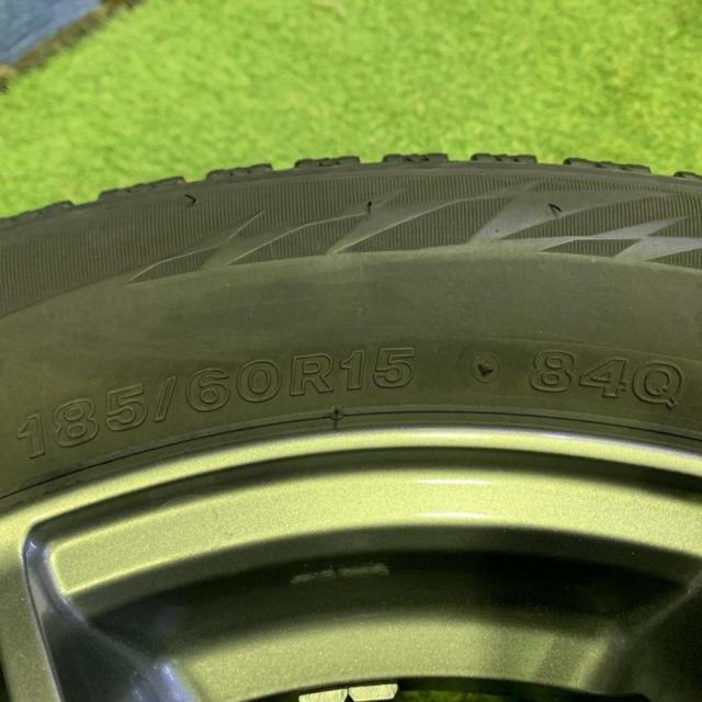 BRIDGESTONE ECO FORME SE-18 + BRIDGESTONE BLIZZAK VRX2 185/60R15 2021年製 | カー用品 スタッドレスタイヤホイールセット ...