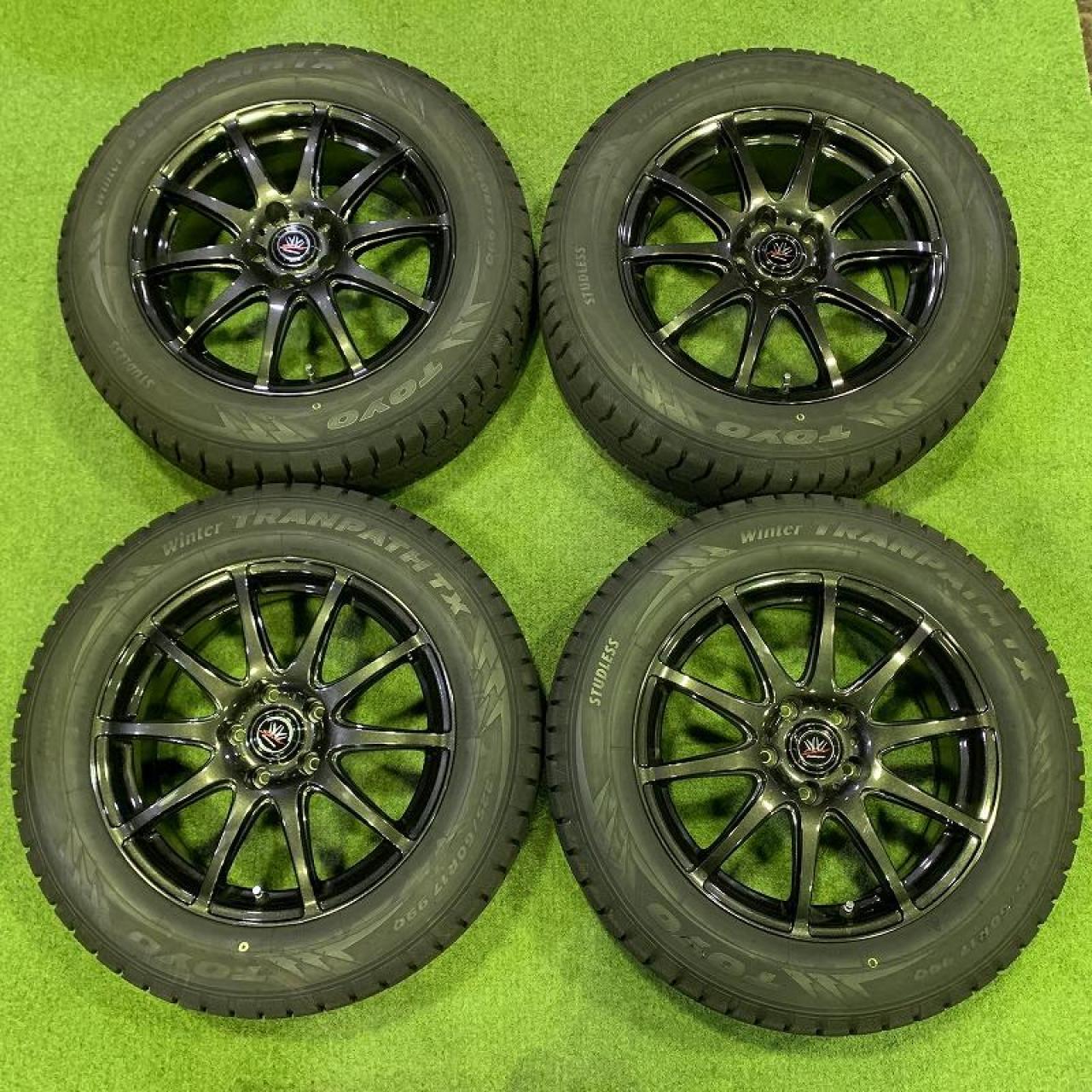 BADX 632 LOXARNY LOXARNY SPORT RS-10+TOYO Winter TRANPATH TX 2023年製 | カー用品 スタッドレスタイヤホイールセット 17 ...