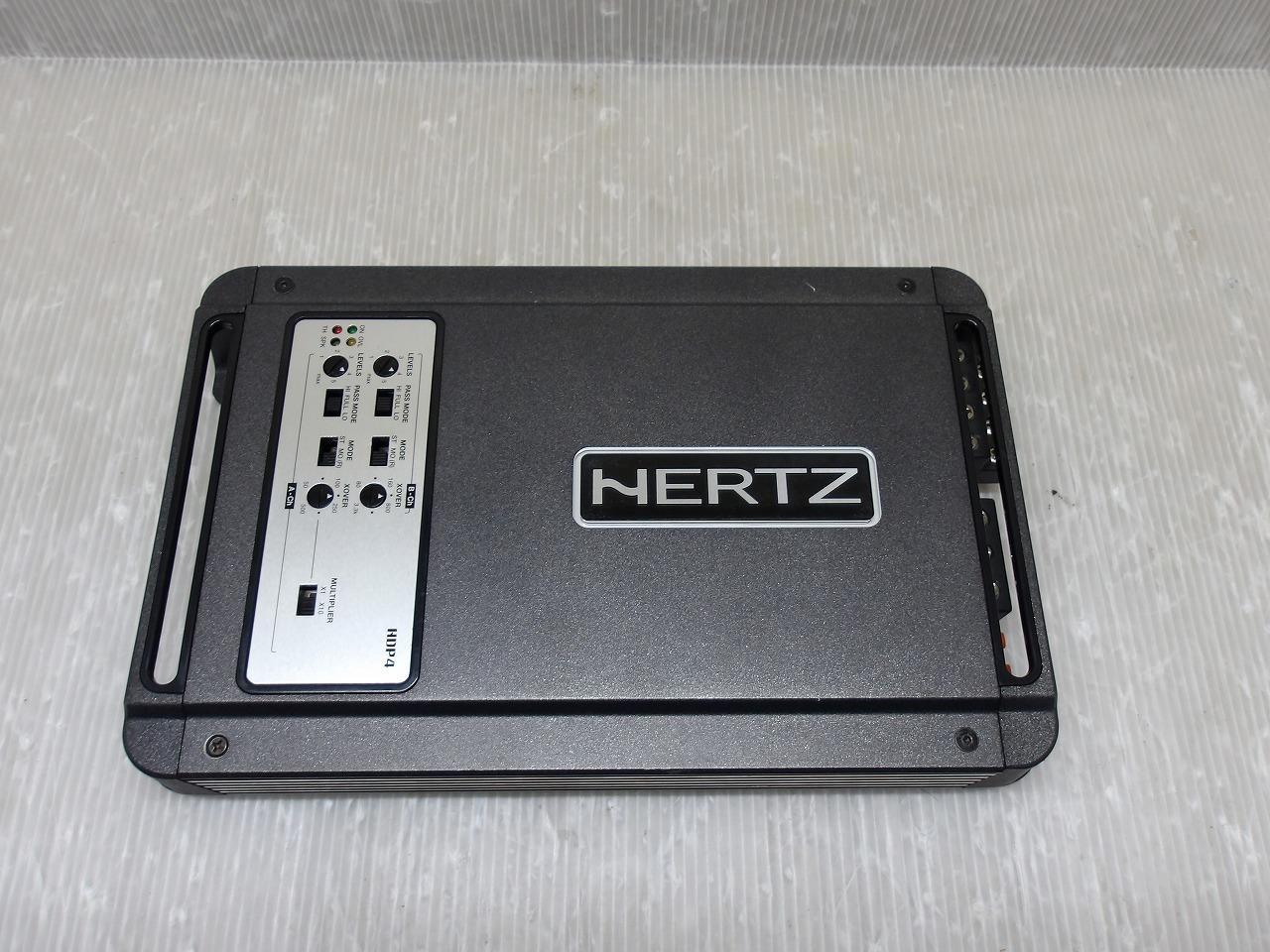 HERTZ HDP4 4chパワーアンプ | カー用品 アンプを通販で購入する | 中古カー＆バイク用品の販売ならアップガレージ
