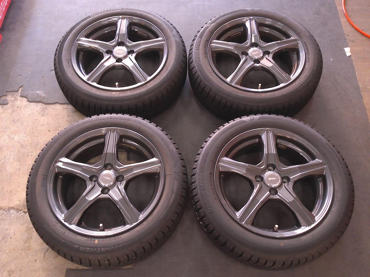 BRIDGESTONE TOPRUN VR5 + BRIDGESTONE ICE PARTNER2 | カー用品 スタッドレスタイヤホイールセット 16インチスタッドレスタイヤホイールセットを ...