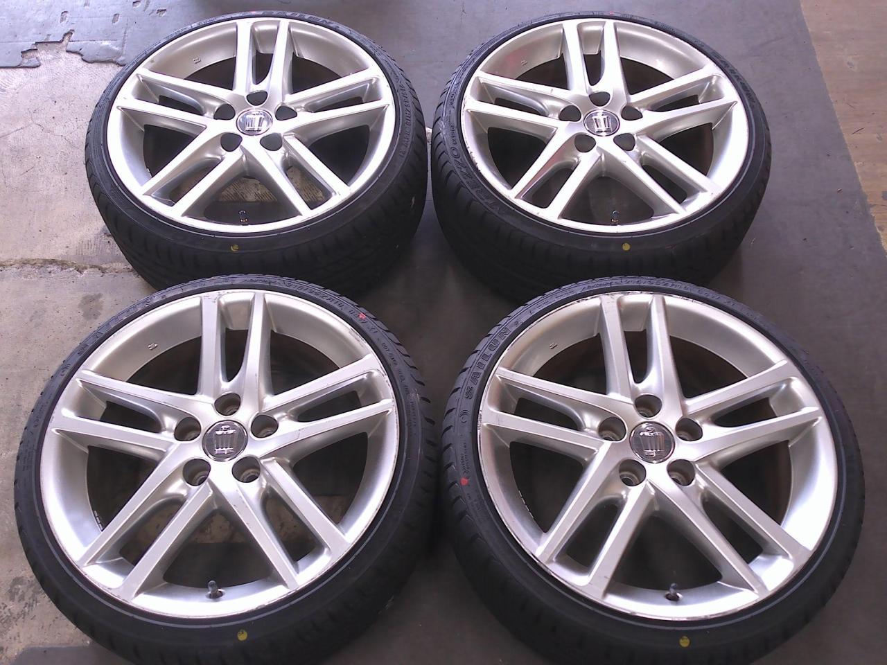 トヨタ純正 200系クラウン アルミホイール + SILUN ATREZZO ZSR | カー用品 タイヤホイールセット 18インチタイヤ ...