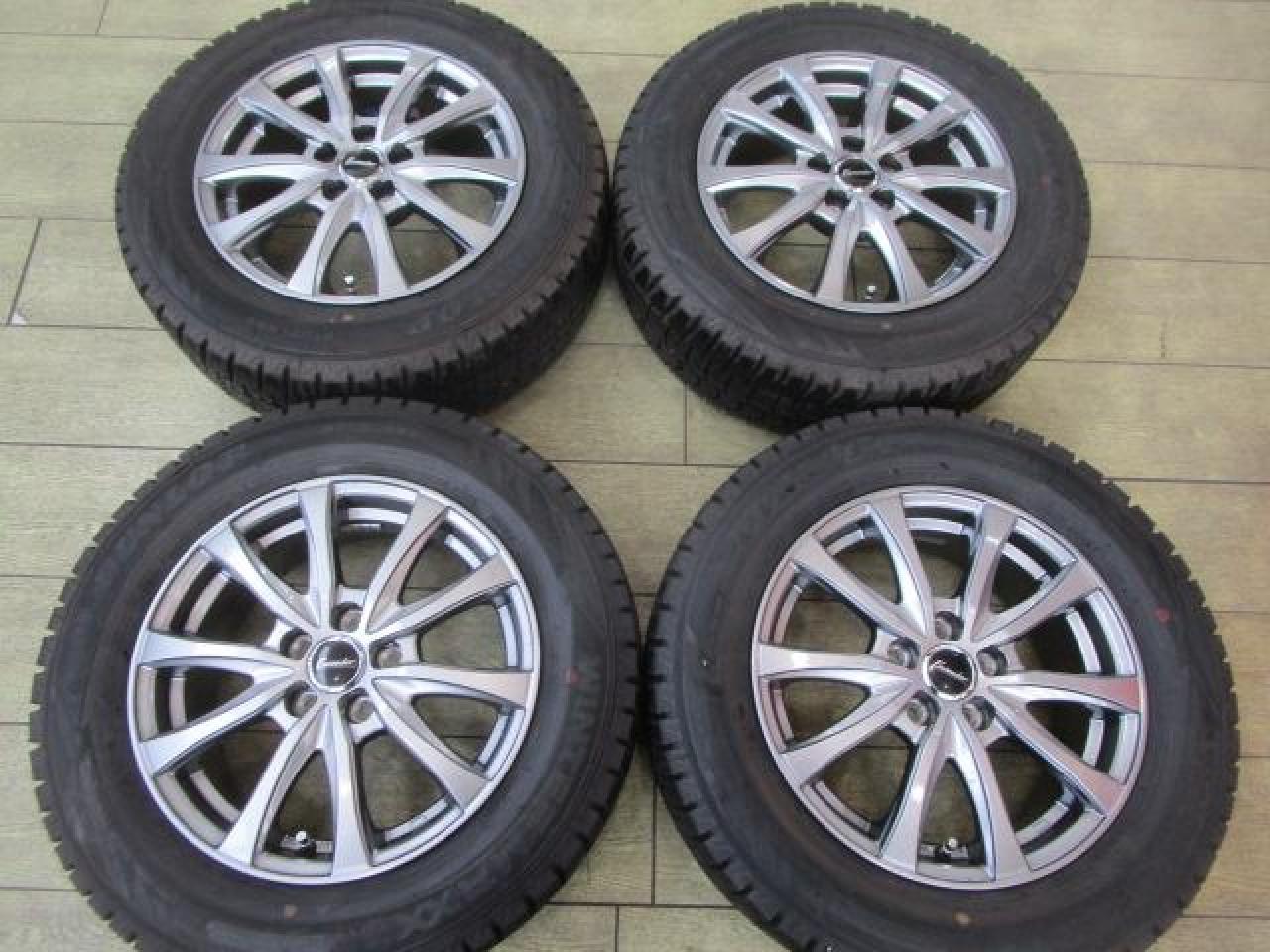 HOT STUFF Exceeder E07 + DUNLOP WINTERMAXX WM02(2022年製) | カー用品 スタッドレスタイヤホイールセット 15インチスタッドレスタイヤ ...