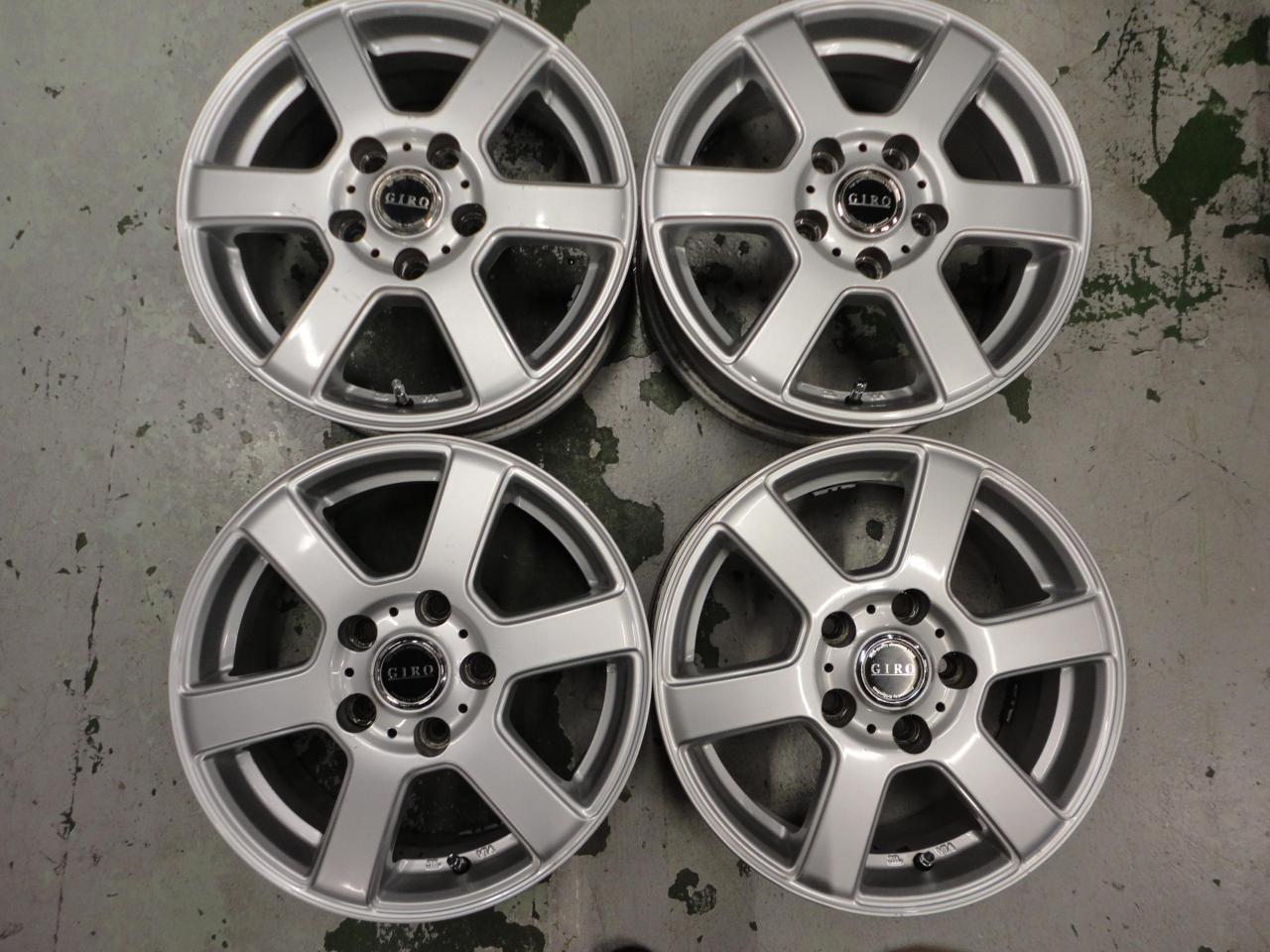 BRIDGESTONE(ブリヂストン)GIRO(ジーロ) YT6 | カー用品 アルミホイール 15インチホイールを通販で購入する | 中古 ...