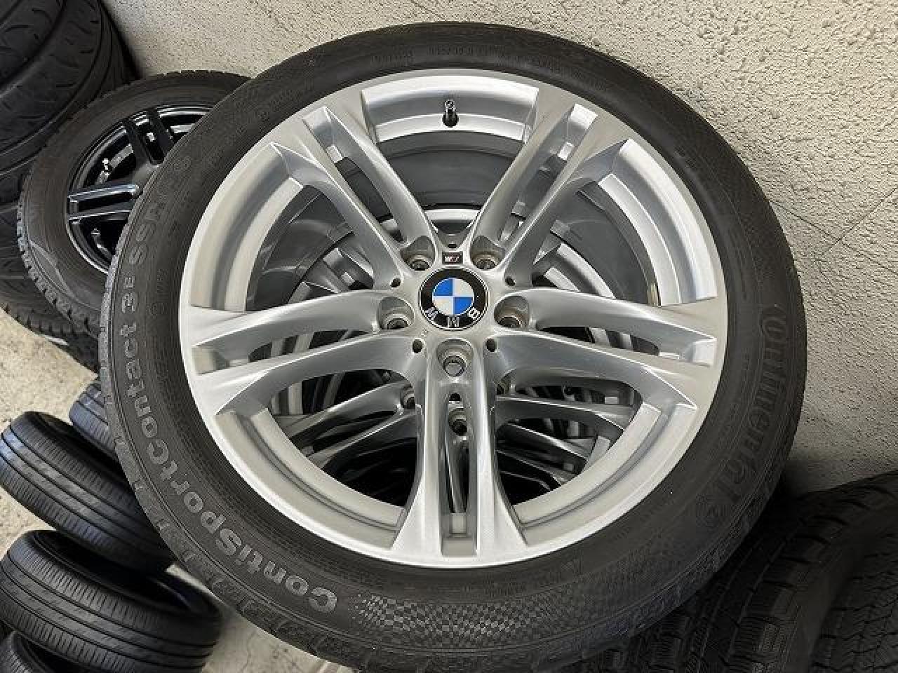 BMW F10/F11 5シリーズ Mスポーツ 純正ホイール スタイリング613 + Continental conti ...