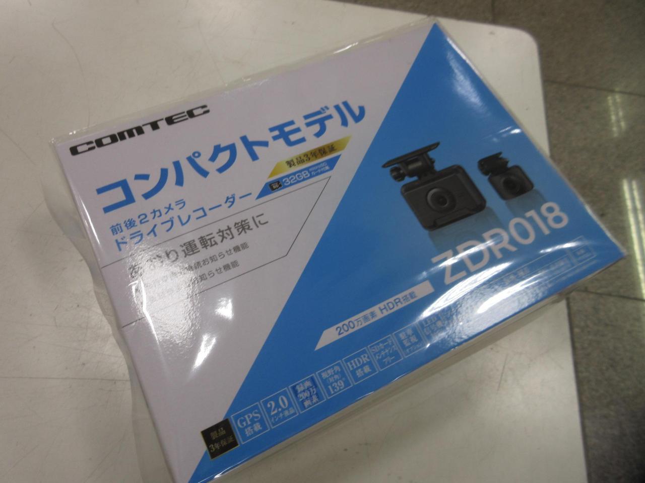 COMTEC ZDR018 | カー用品 カーAVアクセサリー ドライブレコーダーを通販で購入する | 中古カー＆バイク用品の販売ならアップガレージ