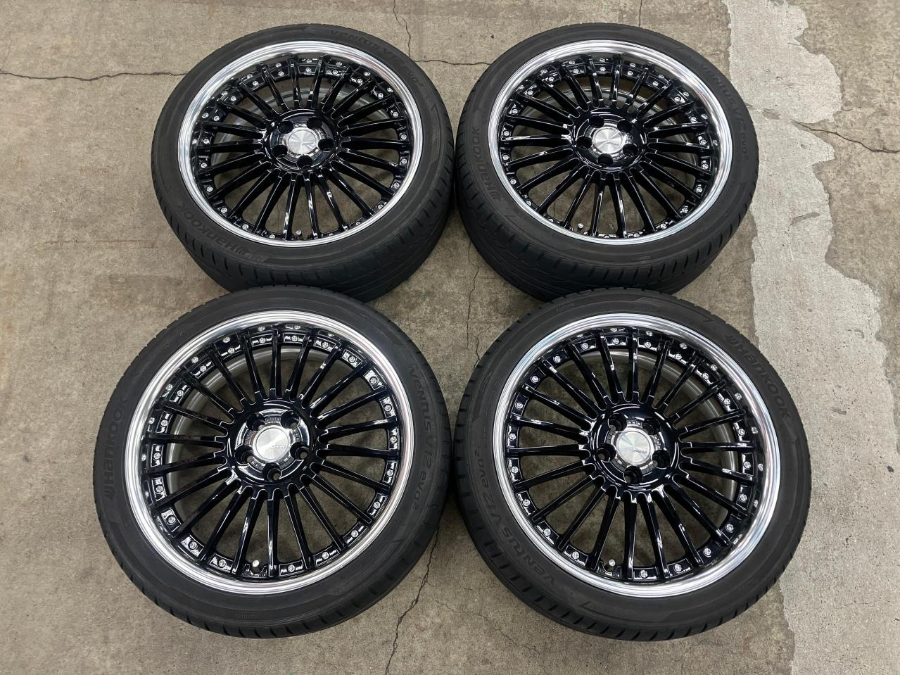 WORK(ワーク) LANVEC LF1 + HANKOOK Ventus V12 evo2 | カー用品 タイヤホイールセット 18インチ ...