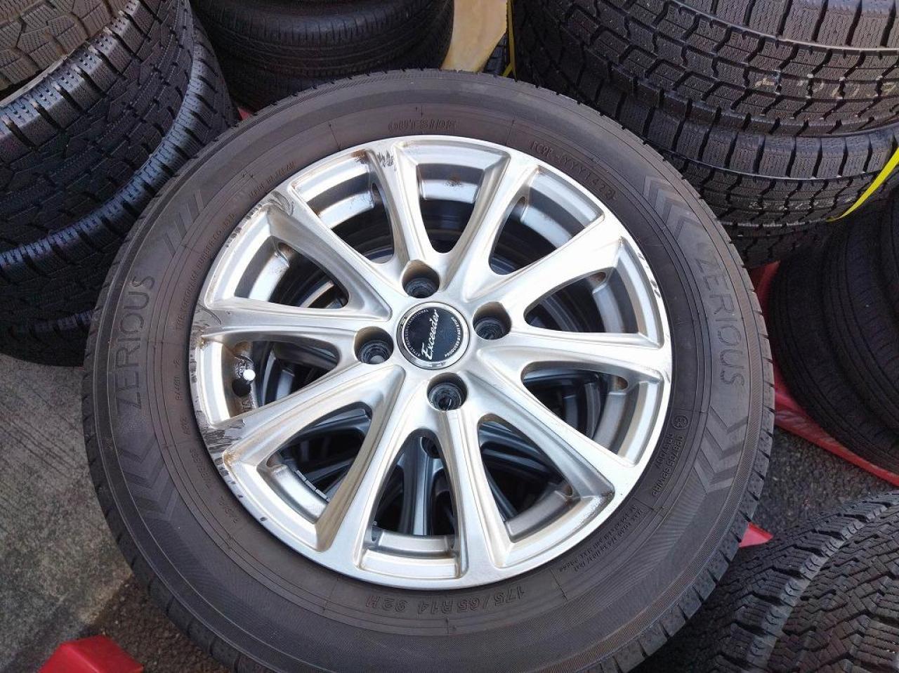HOT STUFF Exceeder E02+出光興産 ZERIOUS | カー用品 タイヤホイールセット 14インチタイヤホイールセットを通販で購入する | 中古カー＆バイク用品の販売なら ...