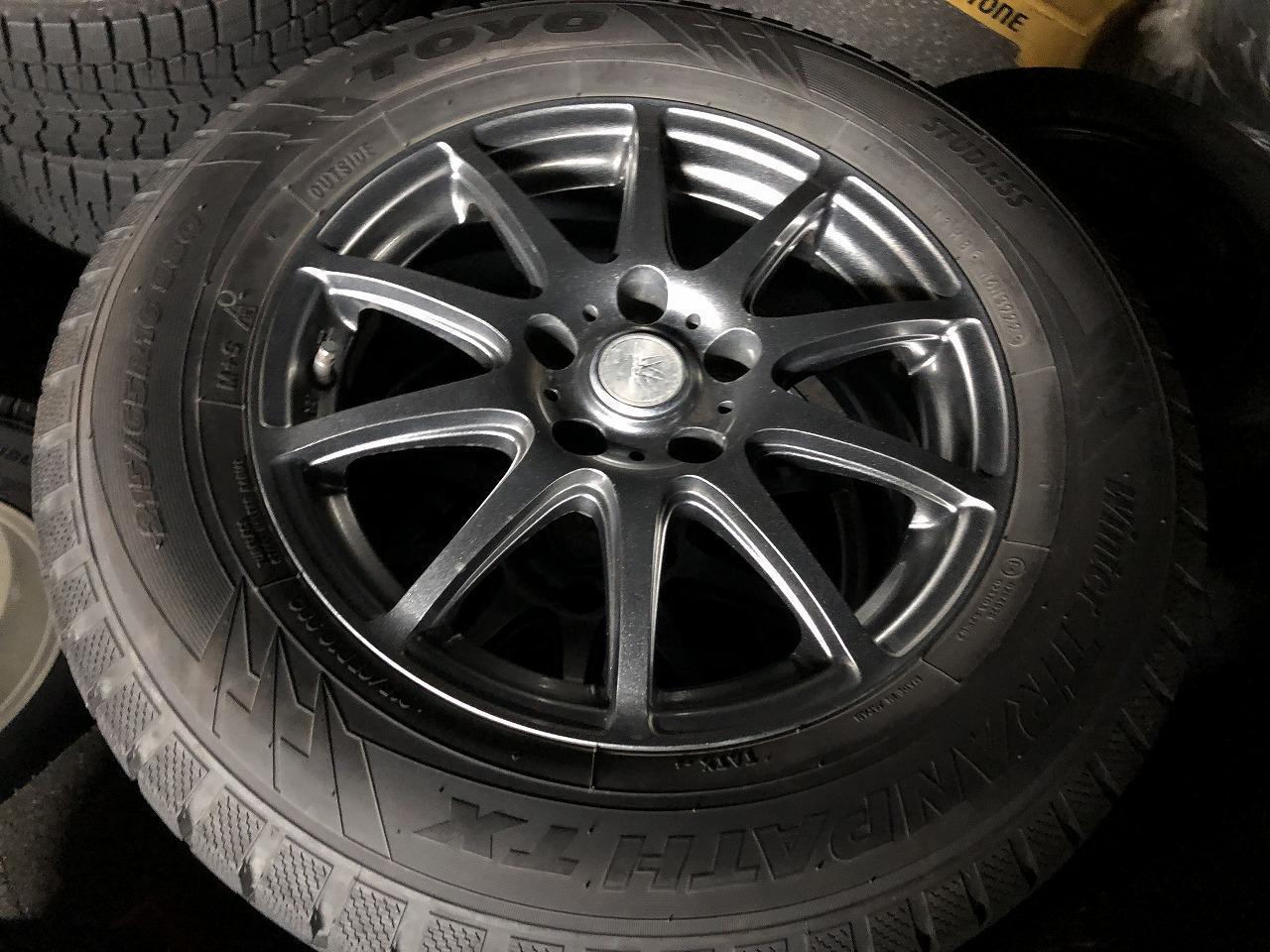 BADX 632 LOXARNY + TOYO WINTER TRANPATH TX 4本セット | 中古品 | アップガレージ 滋賀彦根店 | カー用品 スタッドレスタイヤホイールセット ...