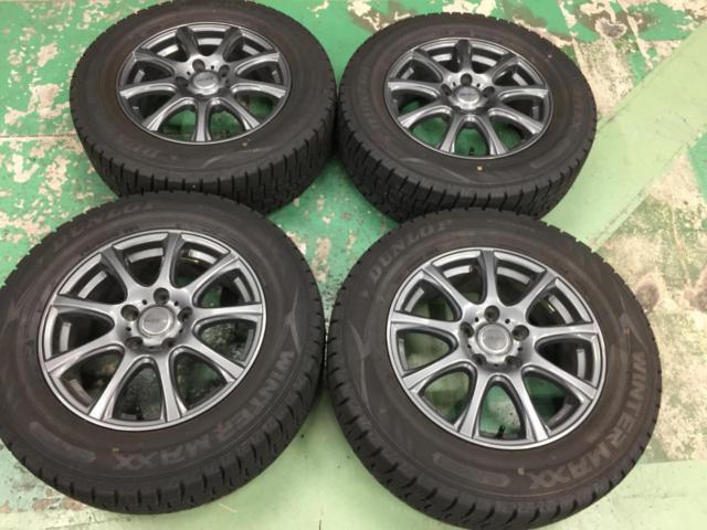 DUNLOP(ダンロップ) DUFACT(デュファクト) DS9 + DUNLOP(ダンロップ) WINTERMAXX WM02 | カー用品 スタッドレスタイヤホイールセット 16インチ ...