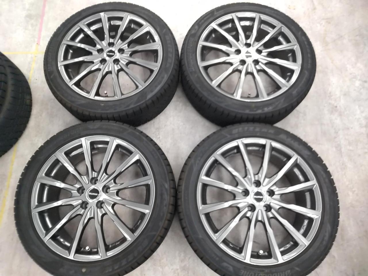 BRIDGESTONE バルミナ AR12+BRIDGESTONE BLIZZAK VRX3 | カー用品 スタッドレスタイヤホイールセット 17インチスタッドレスタイヤホイールセットを通販で ...