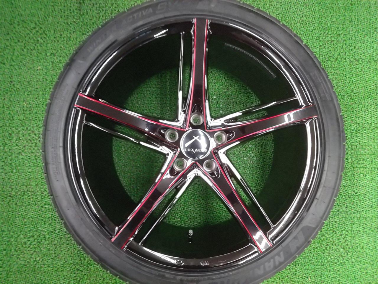 LUXALES PW-V1 + NANKANG WINTER ACTIVA SV-3 | カー用品 スタッドレスタイヤホイールセット 19 ...