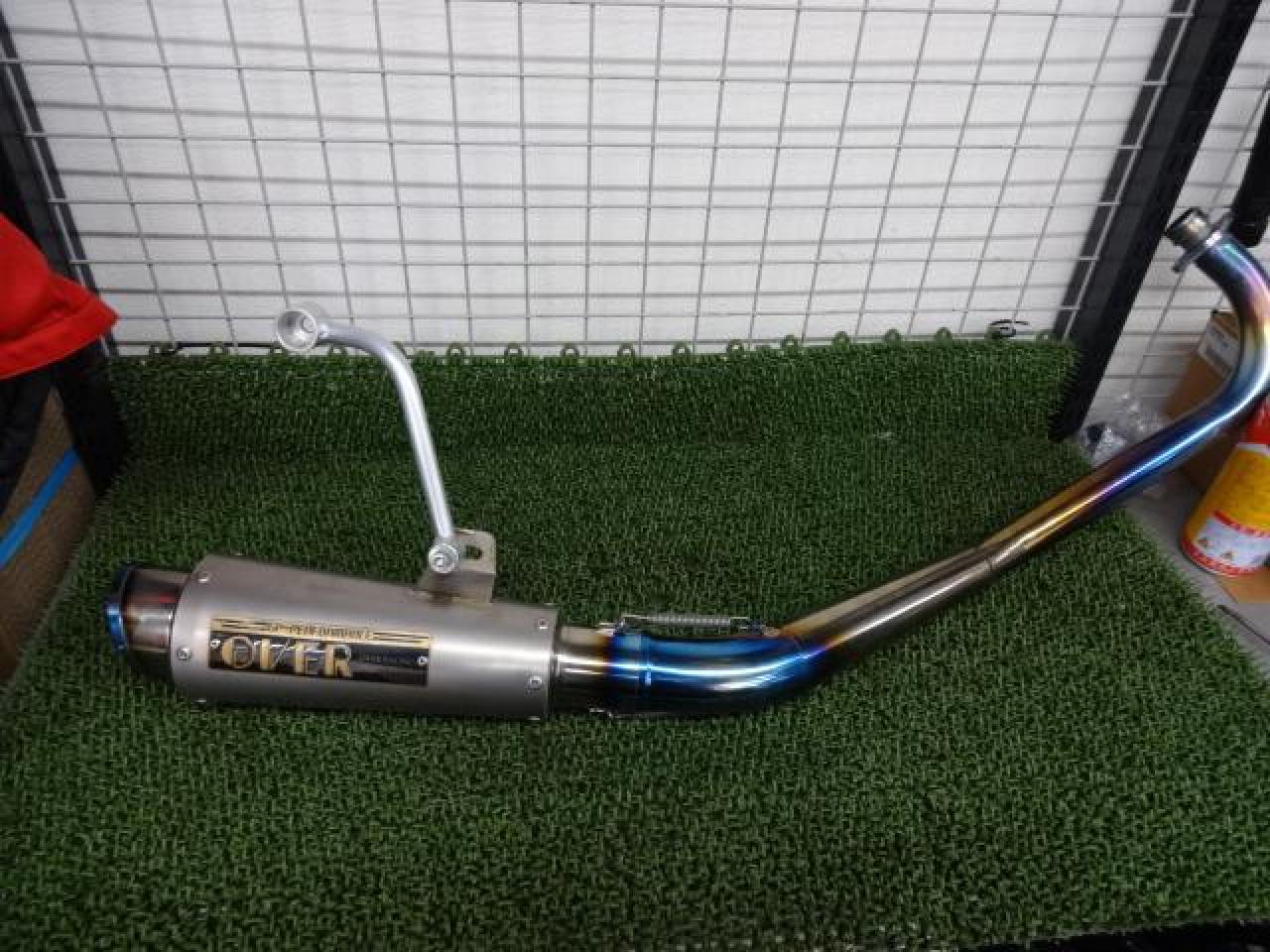 【OVER RACING】GP-PERFORMANCE フルチタン レーシング モンキー125(JB03)外し | バイク用品 マフラー フル ...