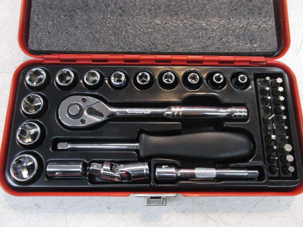 WORKPRO ソケットレンチセット(37点組) 【差込角6.35mm】 | 中古品 | アップガレージ ライダース大阪松屋町店 | バイク用品 メンテナンス 工具・メンテナンス(二輪)を通販 ...