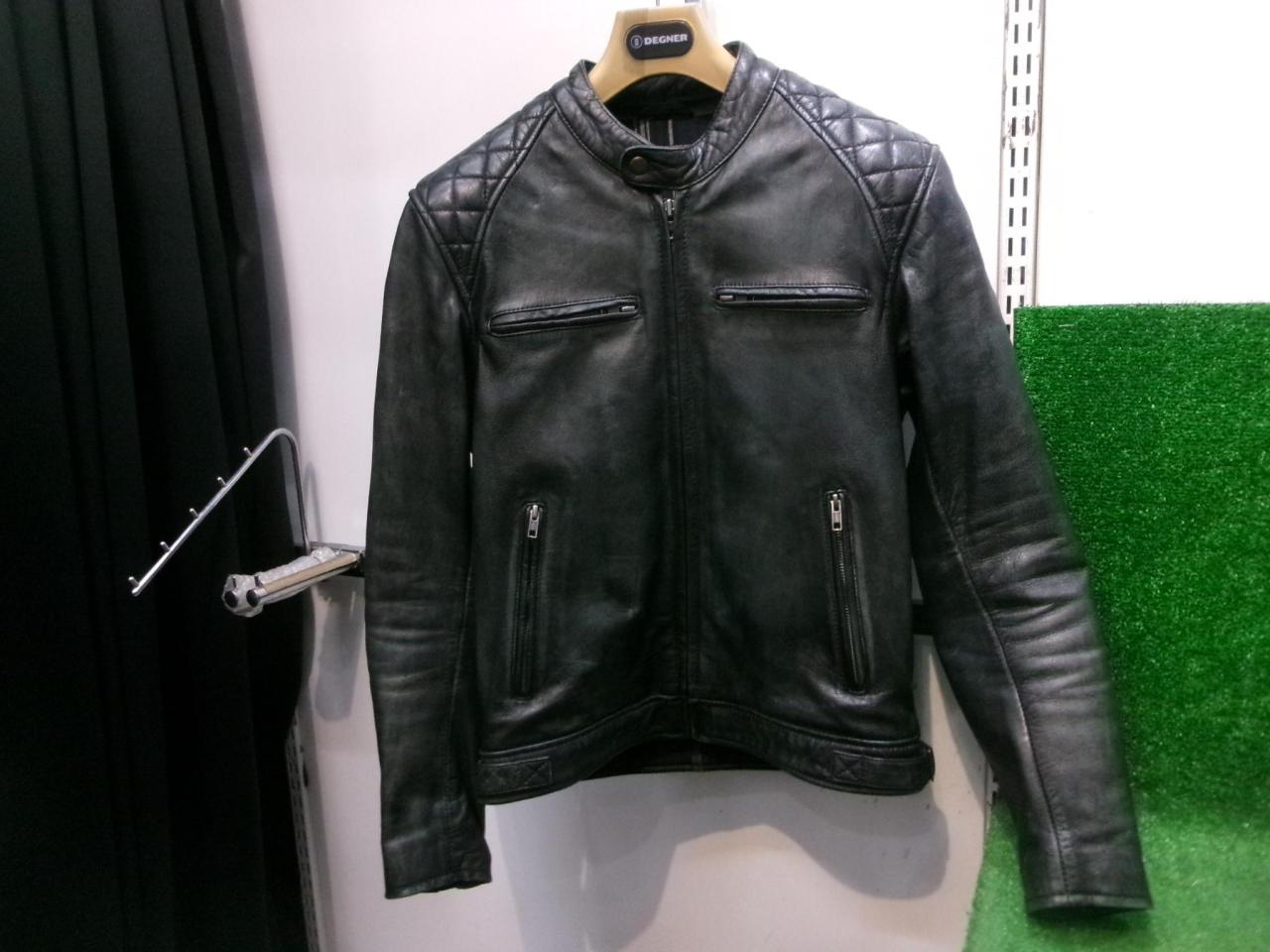値下げしました!サイズM DEGNER ゴートレザージャケット 肩/肘/背/胸パッド有り | 中古品 | アップガレージ ライダースナップス相模原橋本店 | バイク用品 ウエア レザー ...