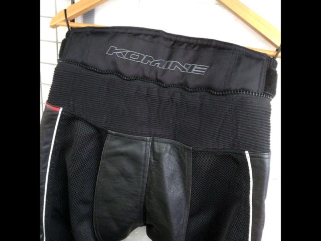 サイズ2XL KOMINE ニースライダーレザーメッシュパンツ | バイク用品 ウエア パンツ[レザー含](二輪)を通販で購入する | 中古カー＆バイク用品の販売ならアップガレージ